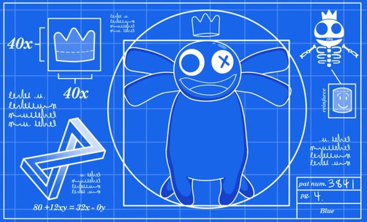 Here is a blueprint Red used, to create Blue | Fandom