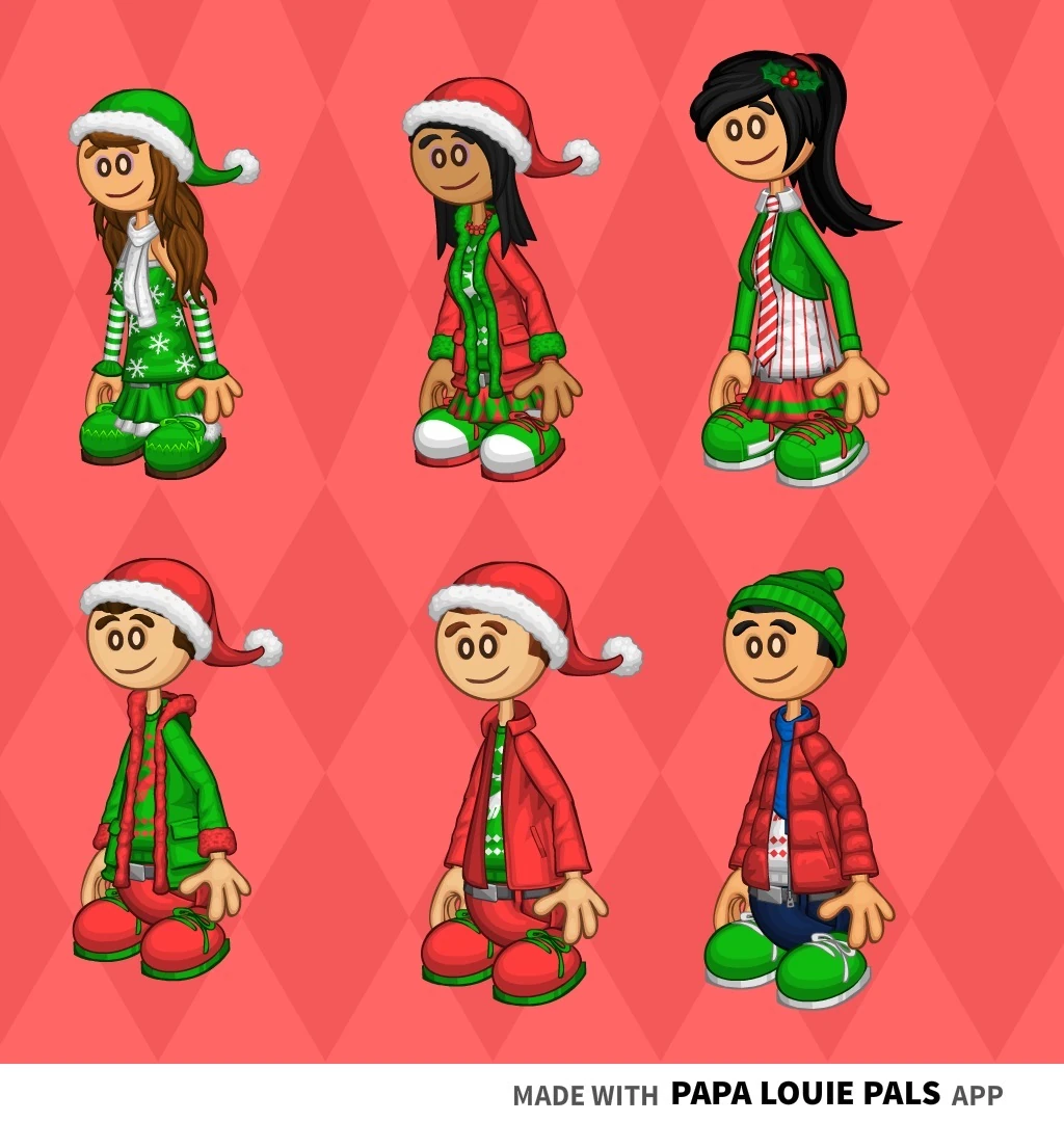 I made Papa Louie Pals Christmas | Fandom
