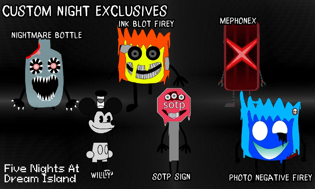 FNADI Custom Night Exclusives | Fandom