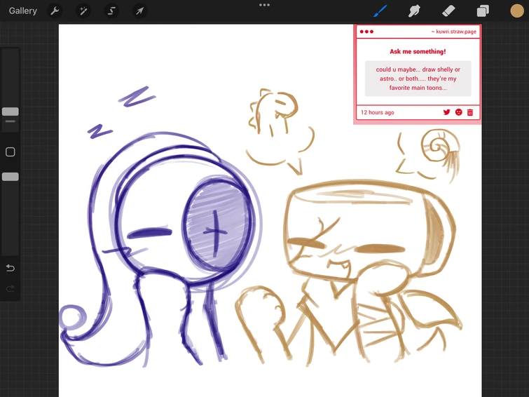 Bro fell asleep nahhh 🙏 (strawpage reqs) | Fandom