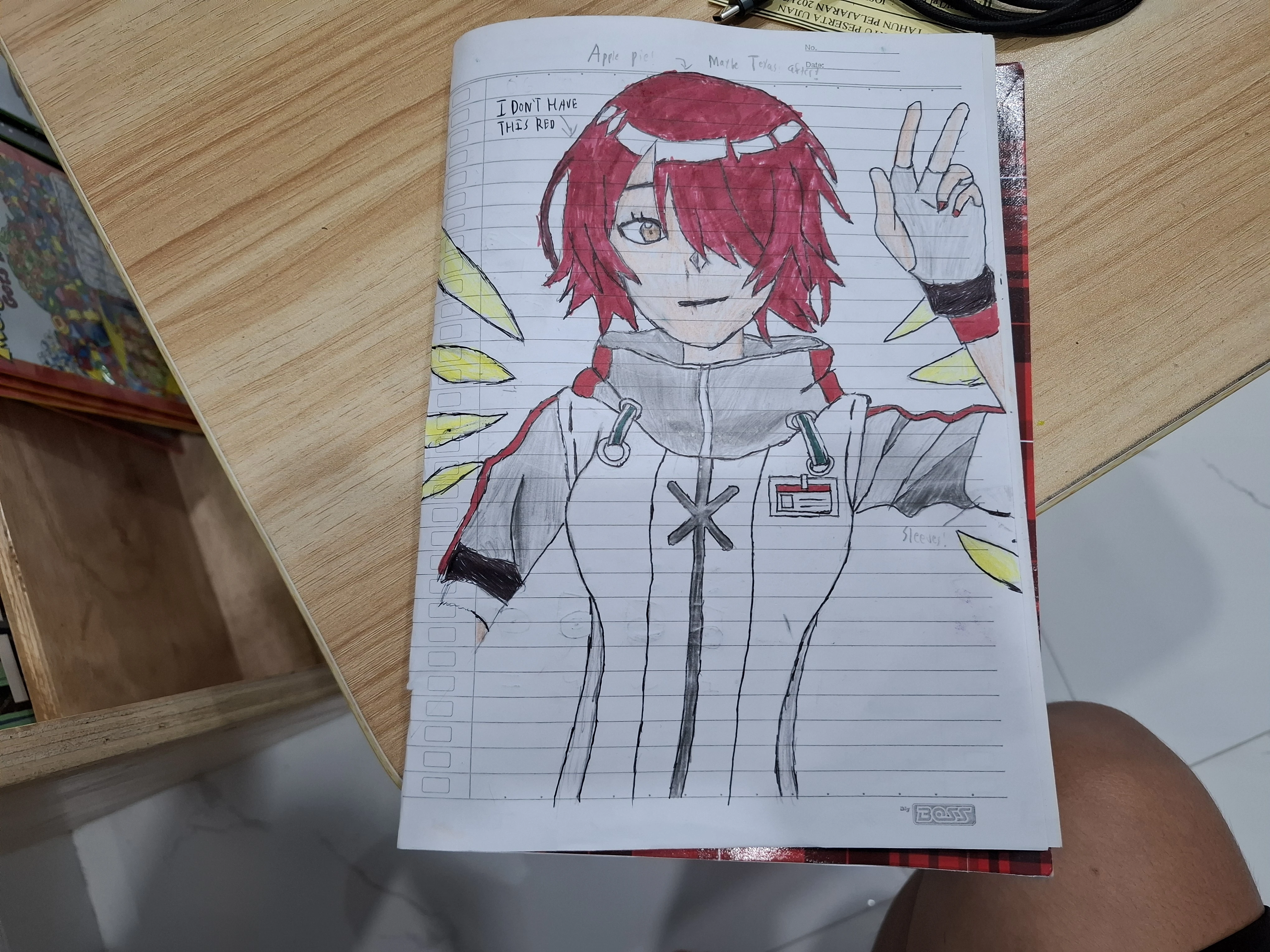 Boohoo my wife dead + Exusiai colored (day 3 drawing) | Fandom