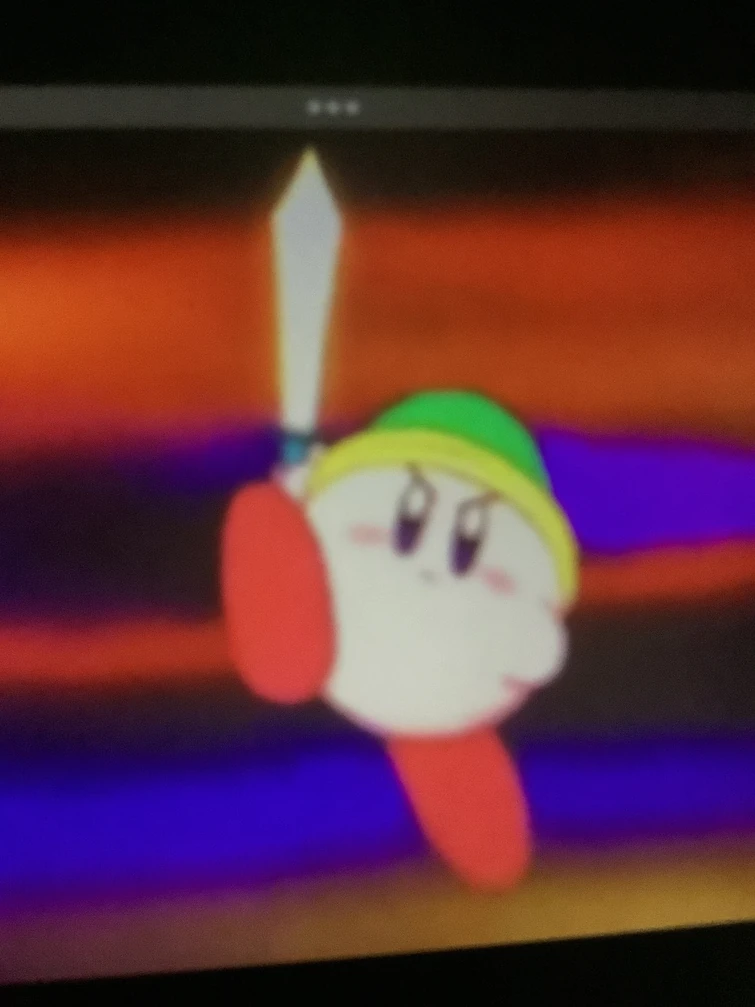 Sword Kirby at sunset | Fandom