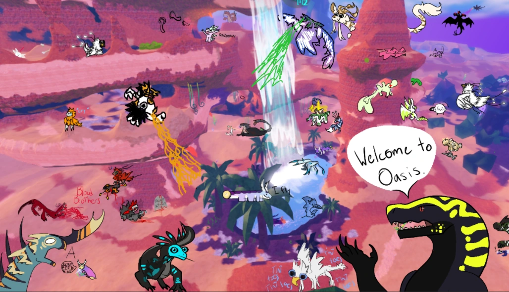 An accurate depiction of oasis. | Fandom