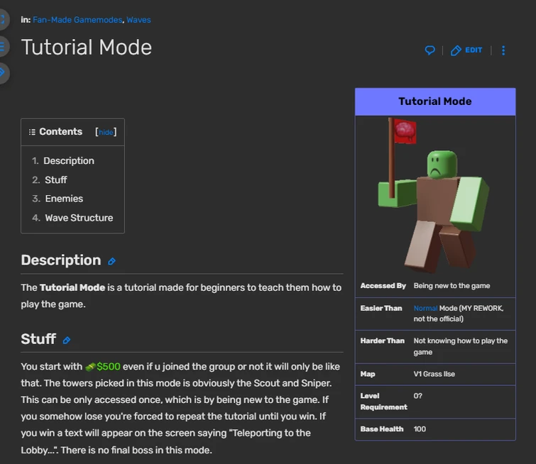 Tutorial Mode Concept | Fandom