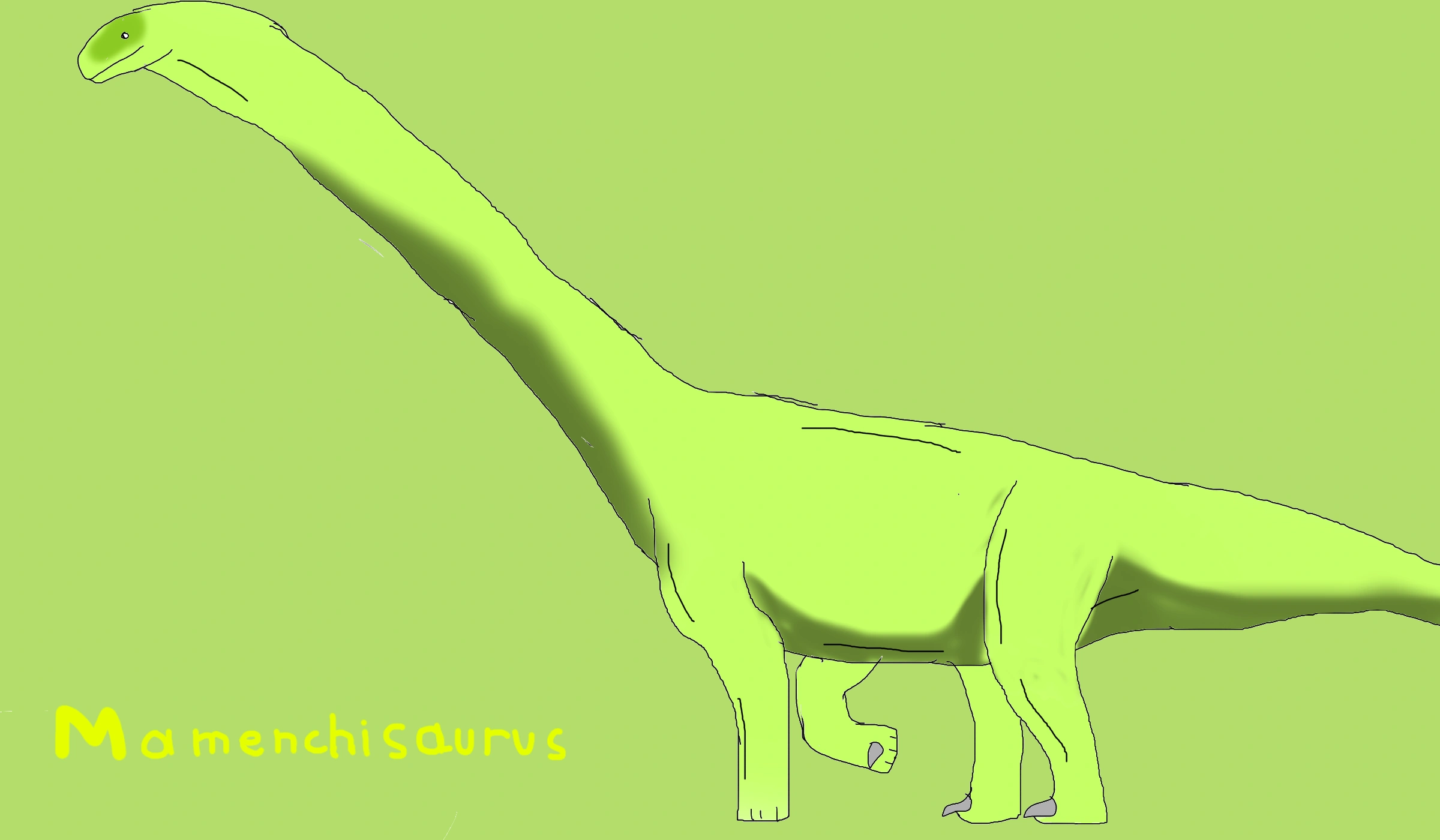 BFDI Dinosaur Fanart: Mamenchisaurus | Fandom