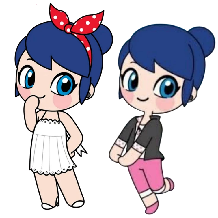 Marinette Cute Render Korean Chibi Edit PNG | Fandom