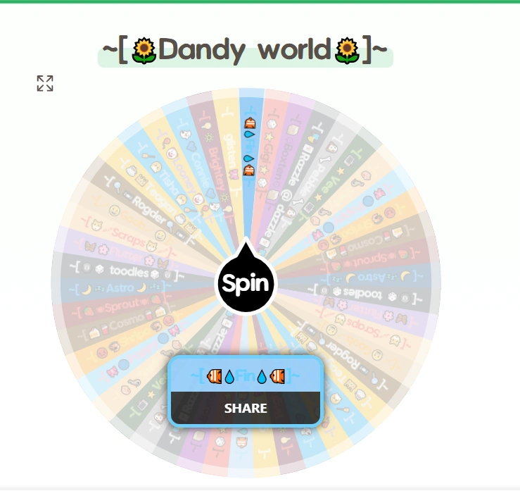 spinning the wheel until it lands on my fav dandys world character,part ...