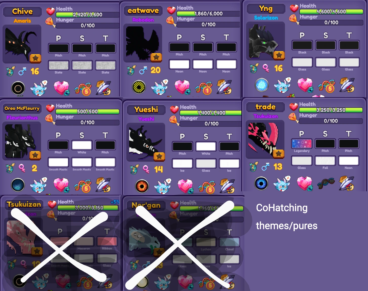Co hatching themes and pures | Fandom