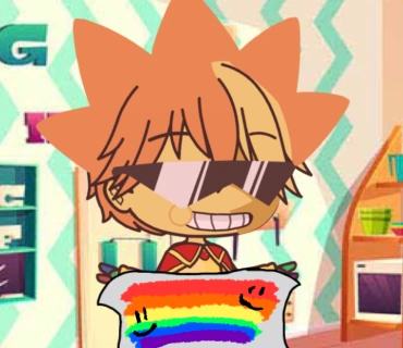 Sunny with a Pride flag | Fandom