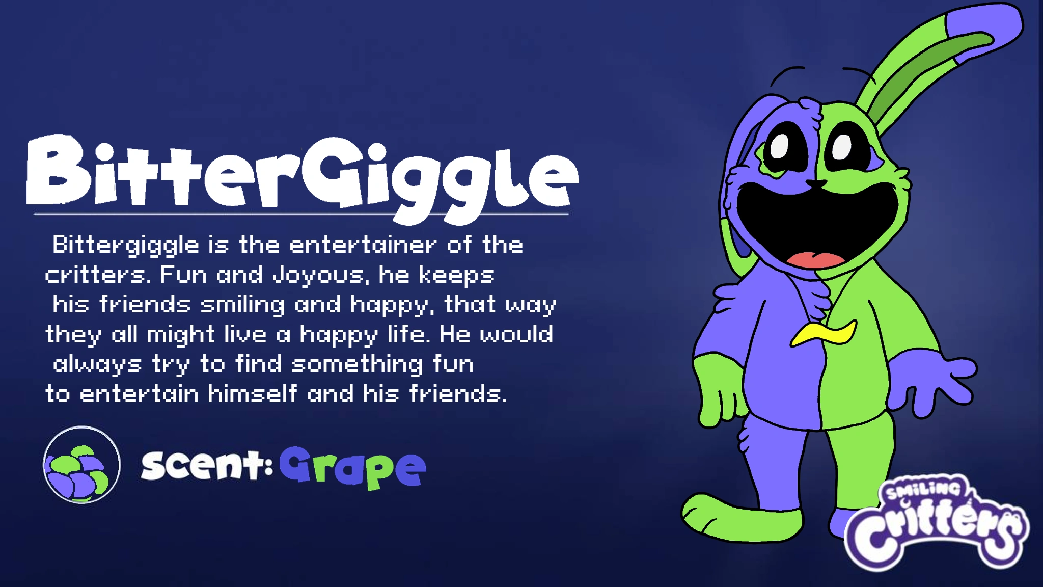 Improved BitterGiggle! (Smiling Critters oc) | Fandom
