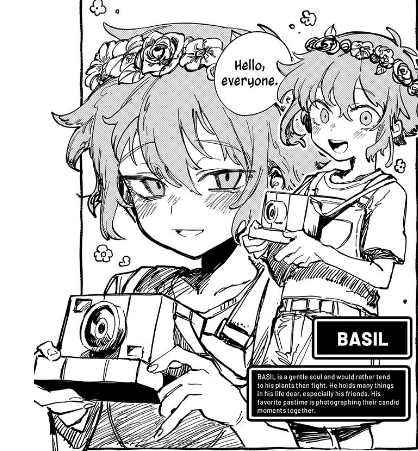 manga basil is so pretty like what i cant- | Fandom