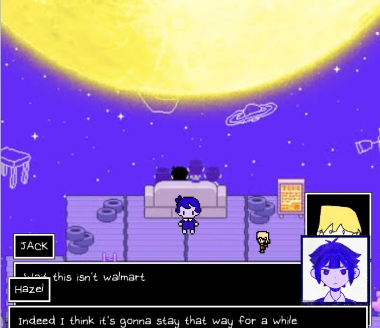 I reposted the same omori image but with my oc put in there as well | Fandom