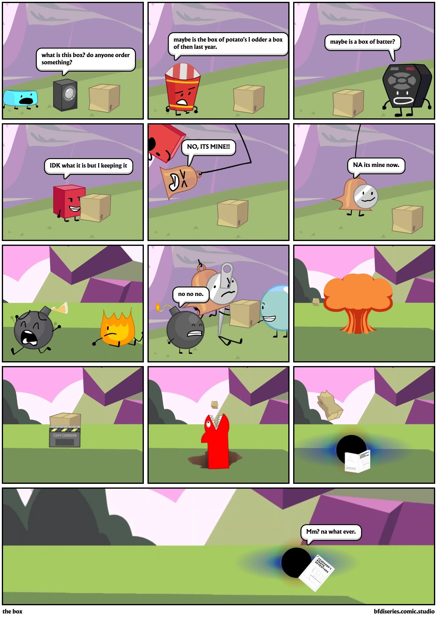bfdi comic part 5 | Fandom