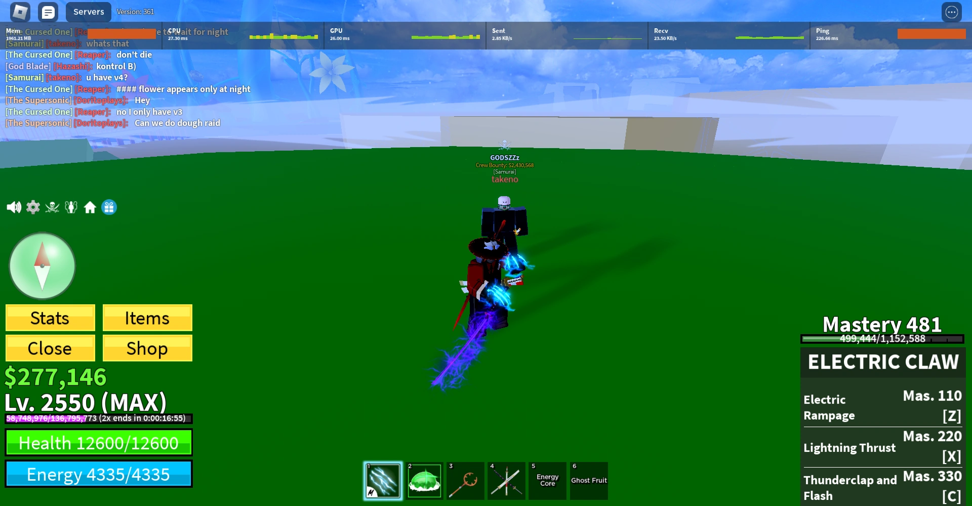 Lol imagine needing storm blessing when you have the drip Purple ...