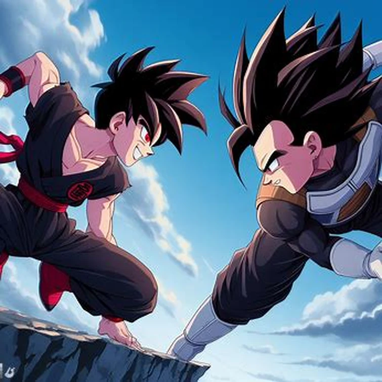 My OC Ryun and Vegeta training | Fandom