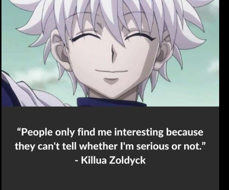 hard-hitting hxh quotes | Fandom