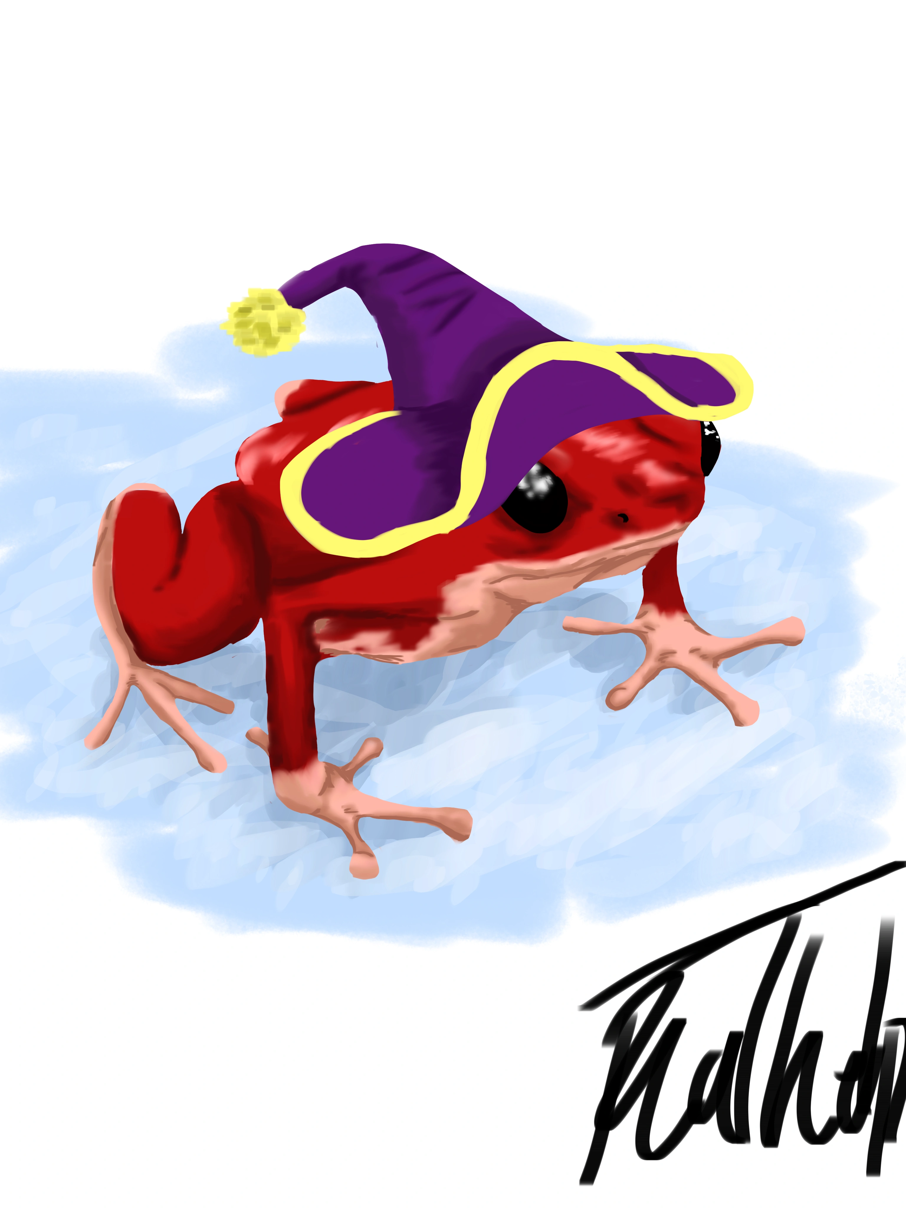 Semi realistic magic frog!! | Fandom