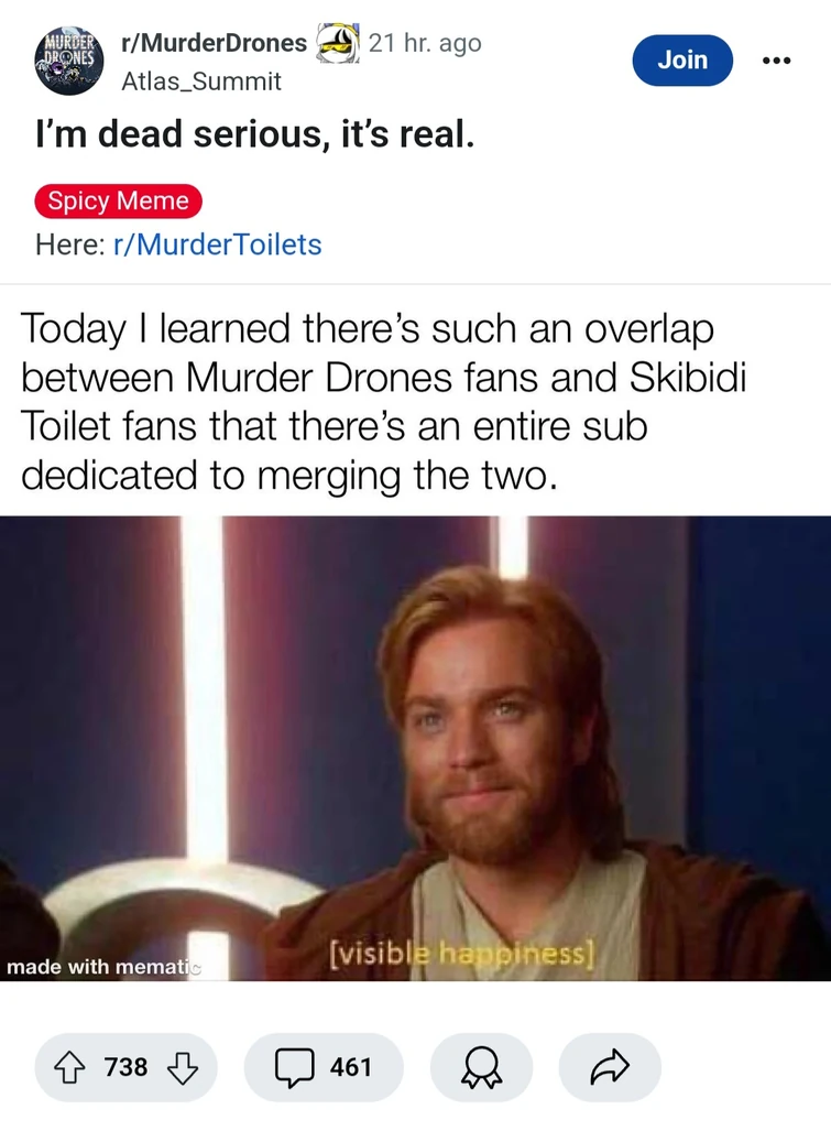 an entire war about between skibidi toilet fandom and murder drones ...