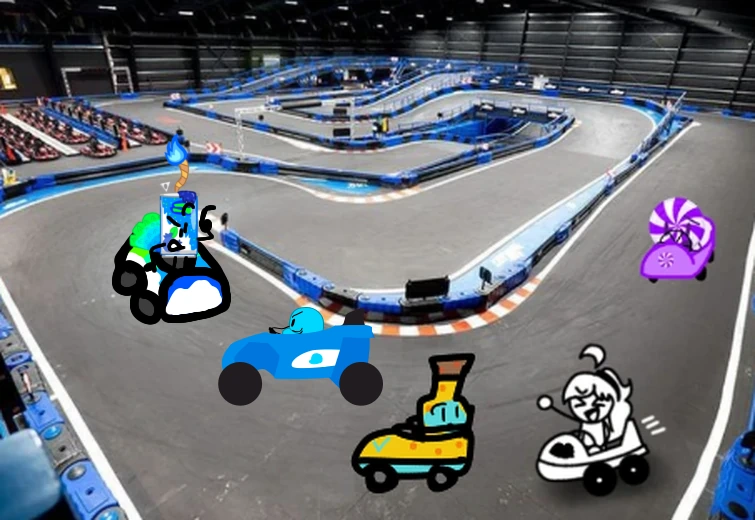 BFDI Wikians Go Go-Karting! (Art Collab) | Fandom