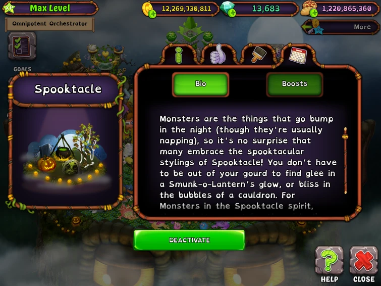 i just bought the spooktacle island skin with diamonds | Fandom