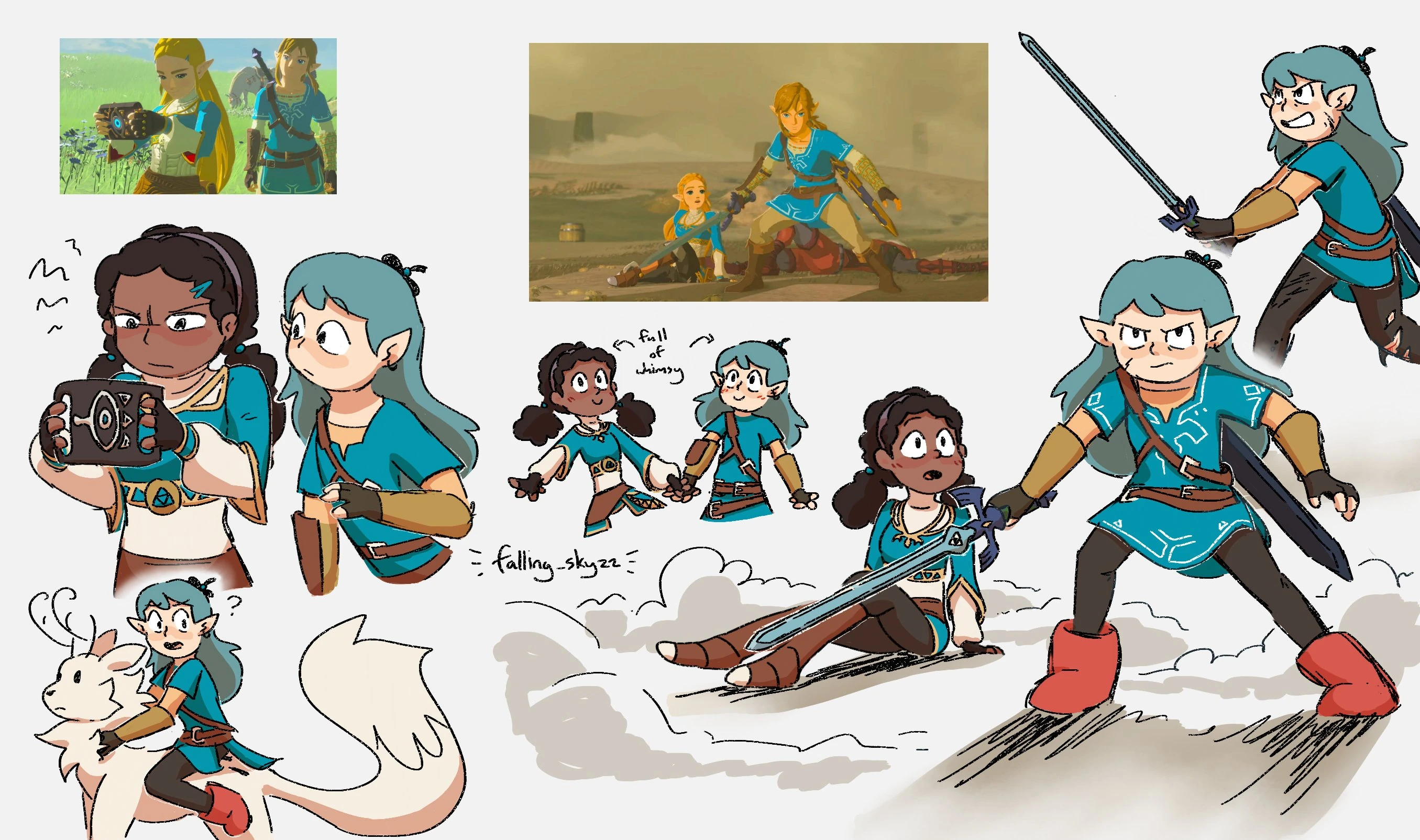 Uh yes I would care for a Hilda Zelda AU cause THAT IS AWESOME | Fandom