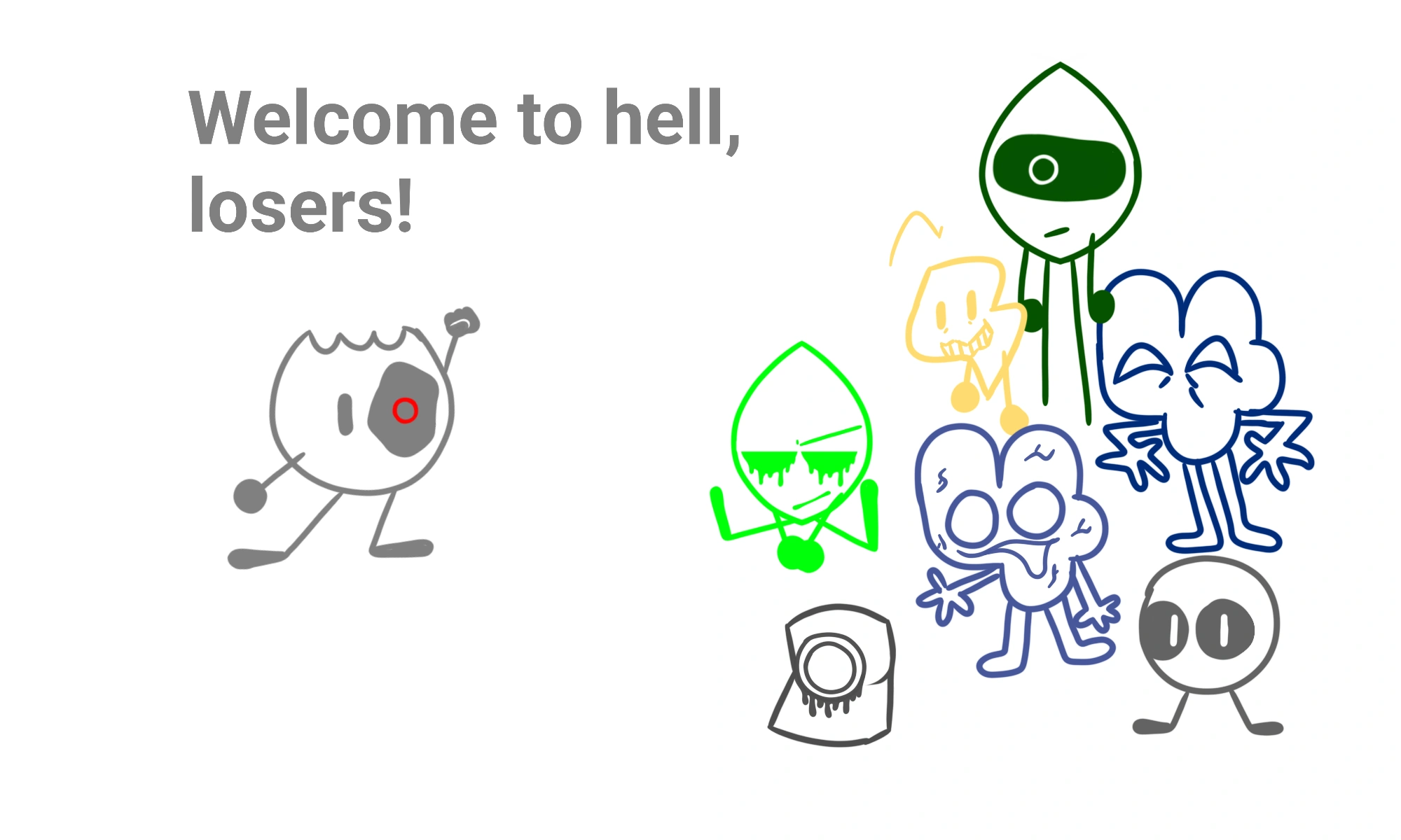 BFDI Horrorverse Competition Show Again Episode 3 - The Night Falls On ...