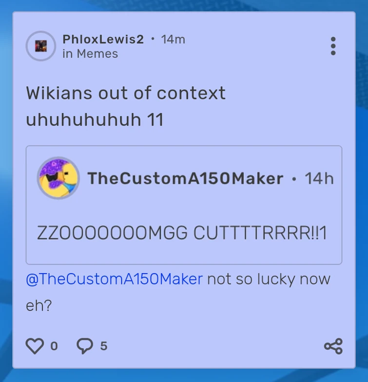Wikians out of context out of context | Fandom