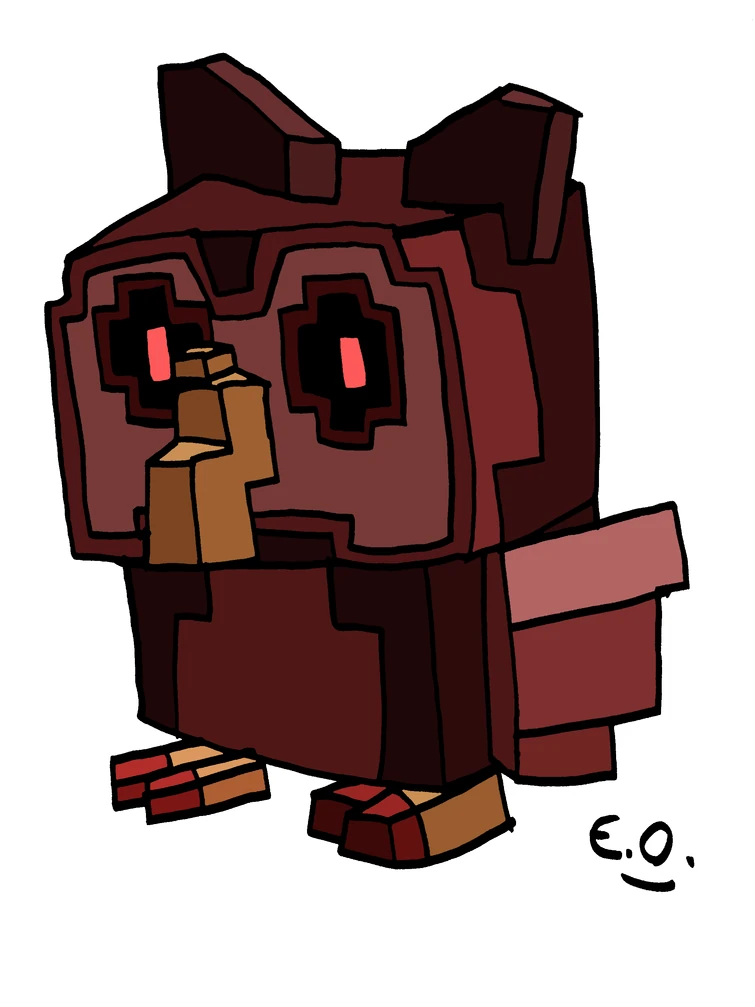 My drawing of Blood Owl | Fandom