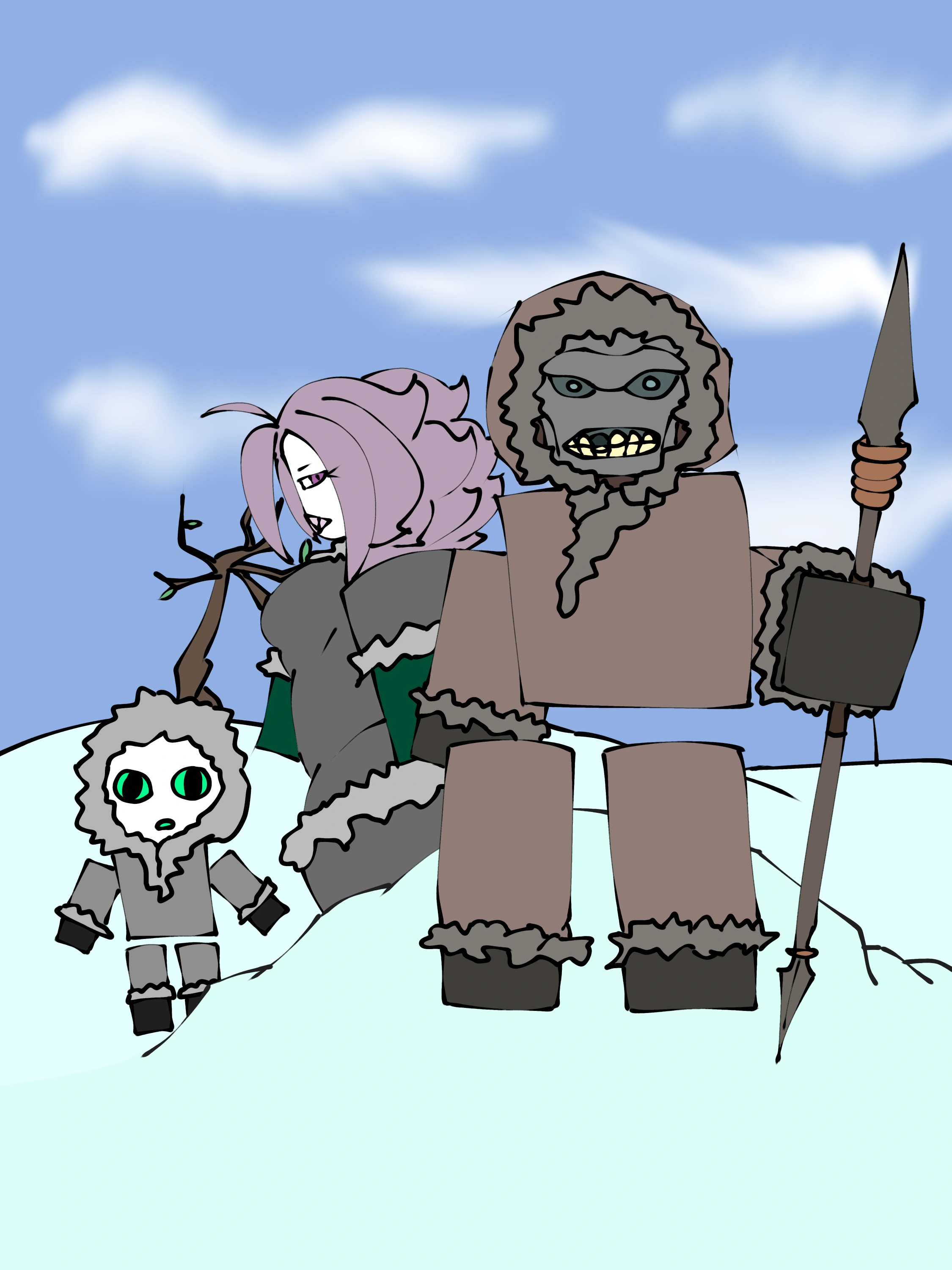 I draw Prop characters/ethnicity group oc : The Tundra trench Eskimo ...