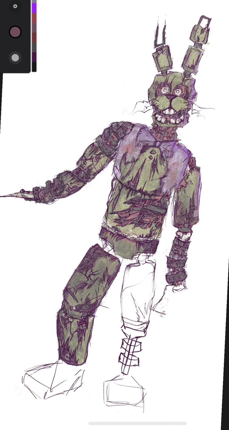 springtrap fanart work in progress + other drawing | Fandom