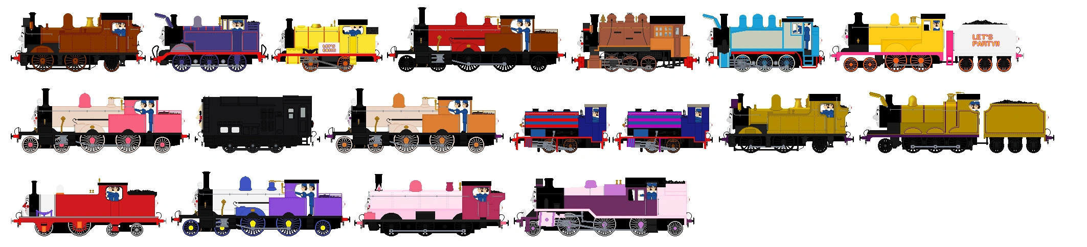 FNAF characters as Thomas characters | Fandom