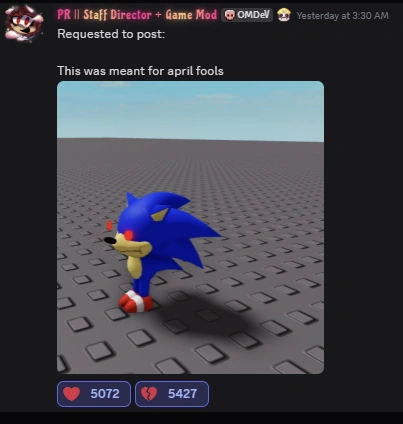[NEVERMIND HE HAS A PAGE] Is it possible for someone to move Sunky from ...