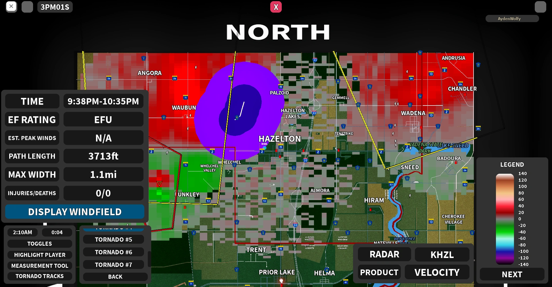 Some crazy short tornado paths from a recent tstm | Fandom