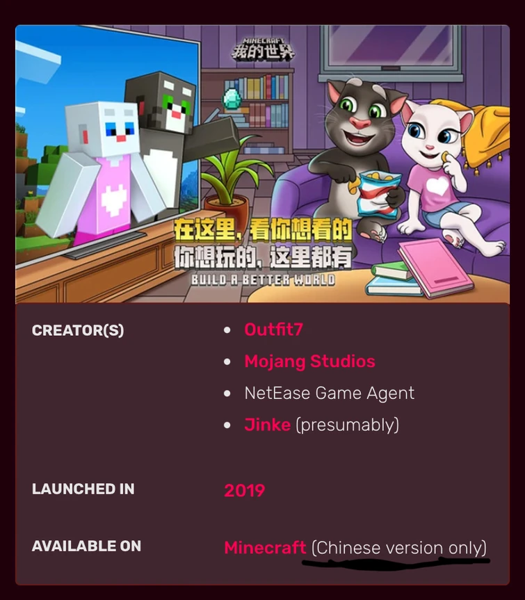 WHY IS IT ALWAYS ONLY FOR THE CHINESE VERSION | Fandom