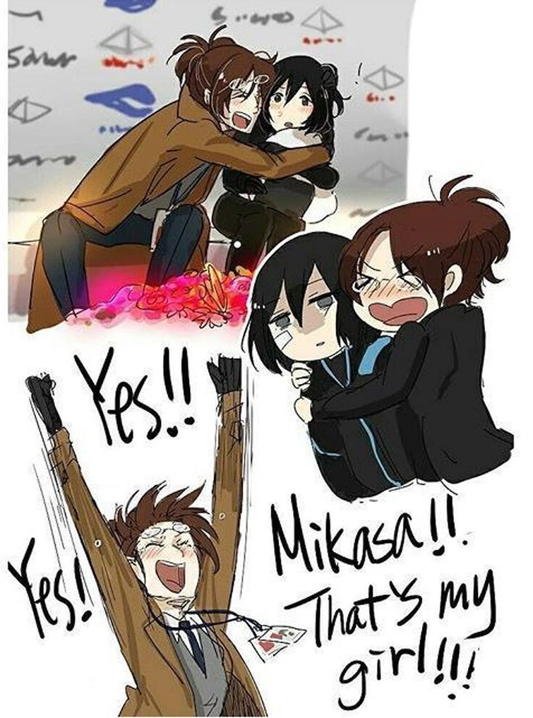 Anime crossover: Attack on Titan + Yuri on Ice!!! Thoughts? Art is not ...