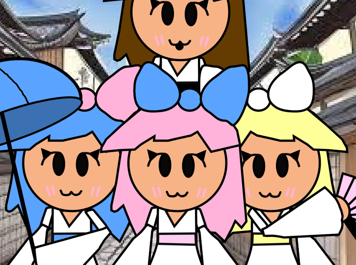 Mirai, berry mirai, sunny mirai, and rhythm mirai in kimonos! | Fandom