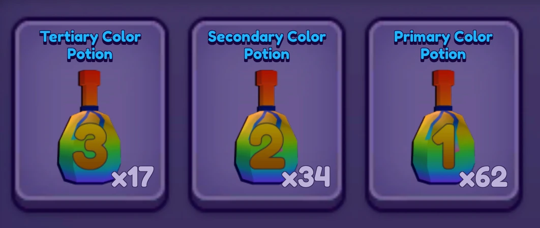 selling/trading color/mat potions (COLORS ARE GONE) | Fandom