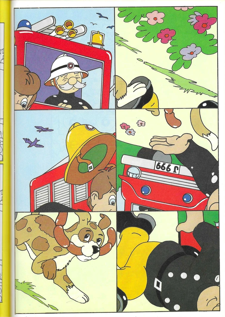 Fireman Sam 1990 Annual pages P4 | Fandom