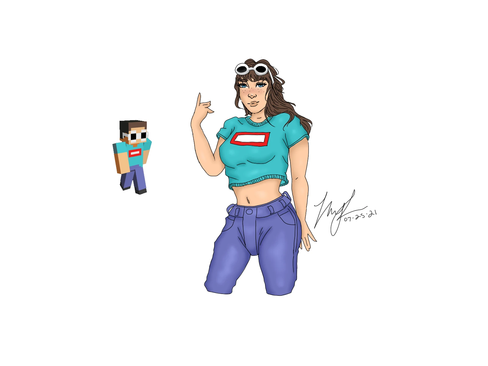 I finished the drawing of genderbend gogy | Fandom