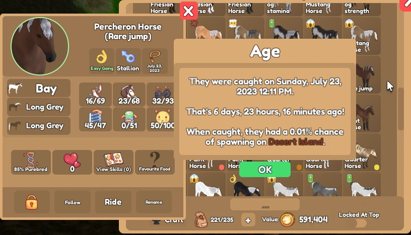 Yay! I got almost all the natural Percheron coats in a week | Fandom