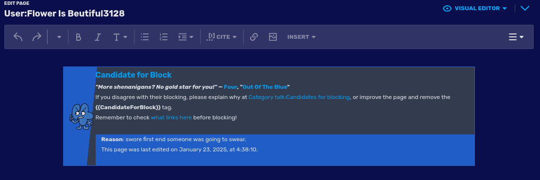 This is what I get fr SWEARING when someone was going to swear. | Fandom