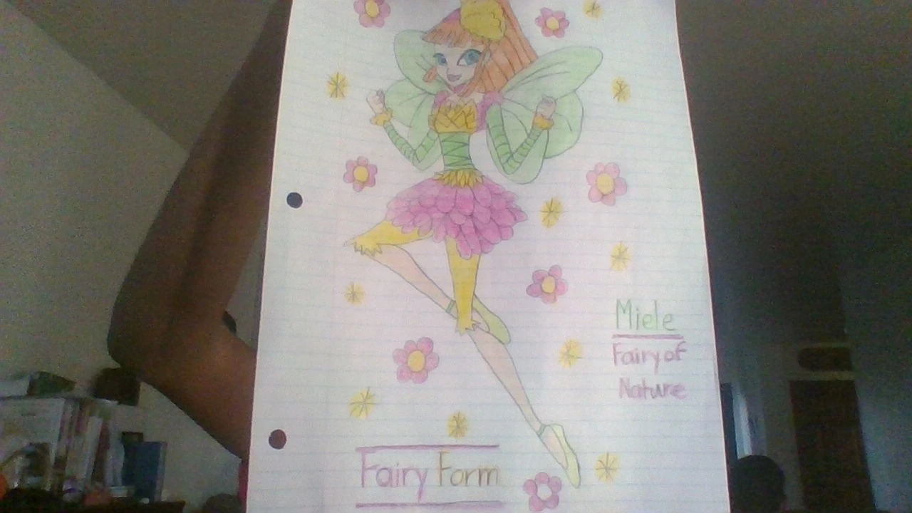I drew Miele's Fairy Form and Musa's Harmonix Form | Fandom