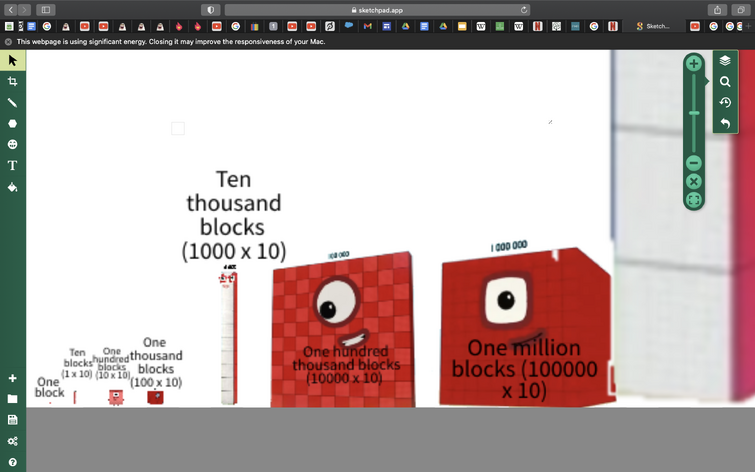 Size Comparison thingy (the bigger the block, the higher quality) Part ...