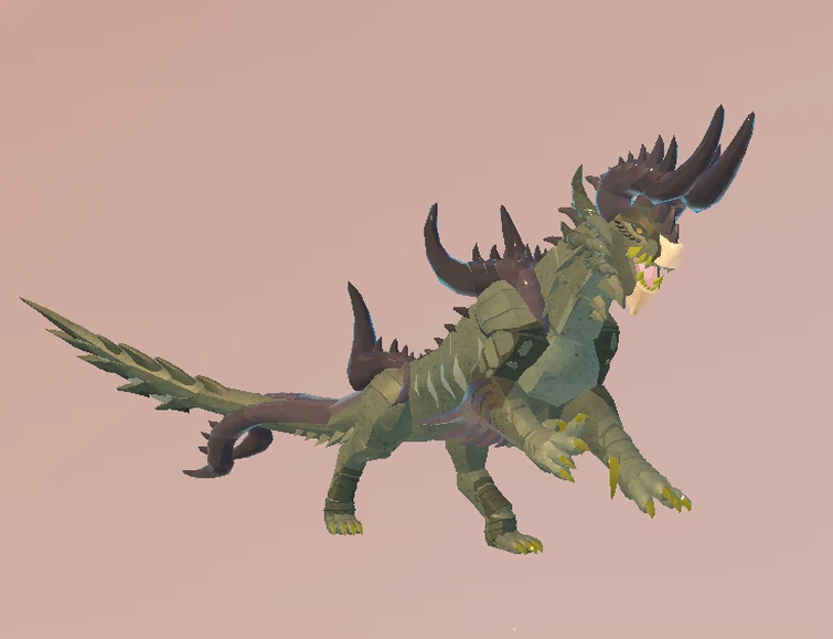 Tried to make a deathclaw chrysos | Fandom