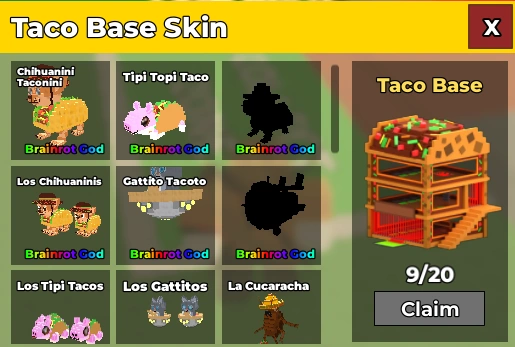 taco base index | Fandom