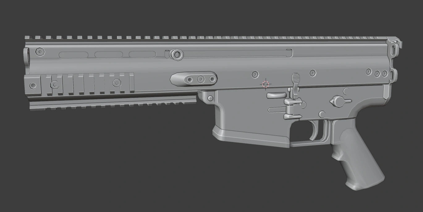 Stripped work-in-progress SCAR-H receiver | Fandom