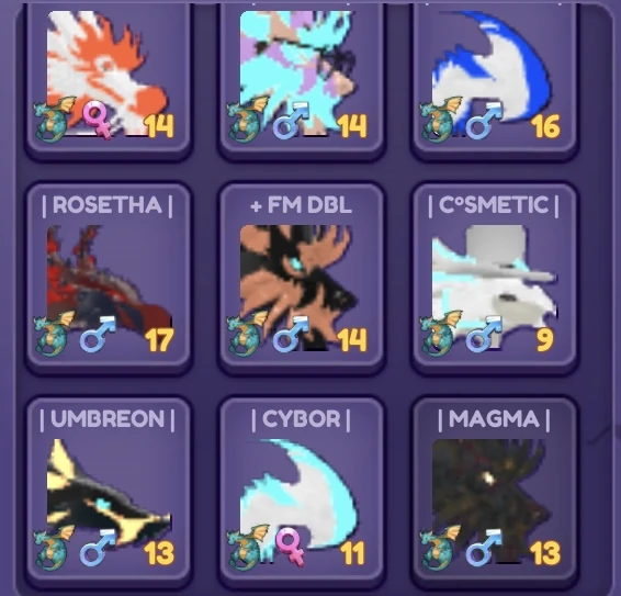 TRADDING THIS! Like=nty (tradding 4 cas fm dbl ) 2 fm dbl alas (vulp dbl fm) lum fm dbl)(roz 2 ...