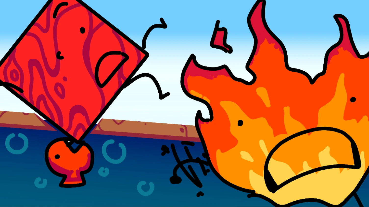 Redrawing every thumbnail : BFDI 1B | Fandom