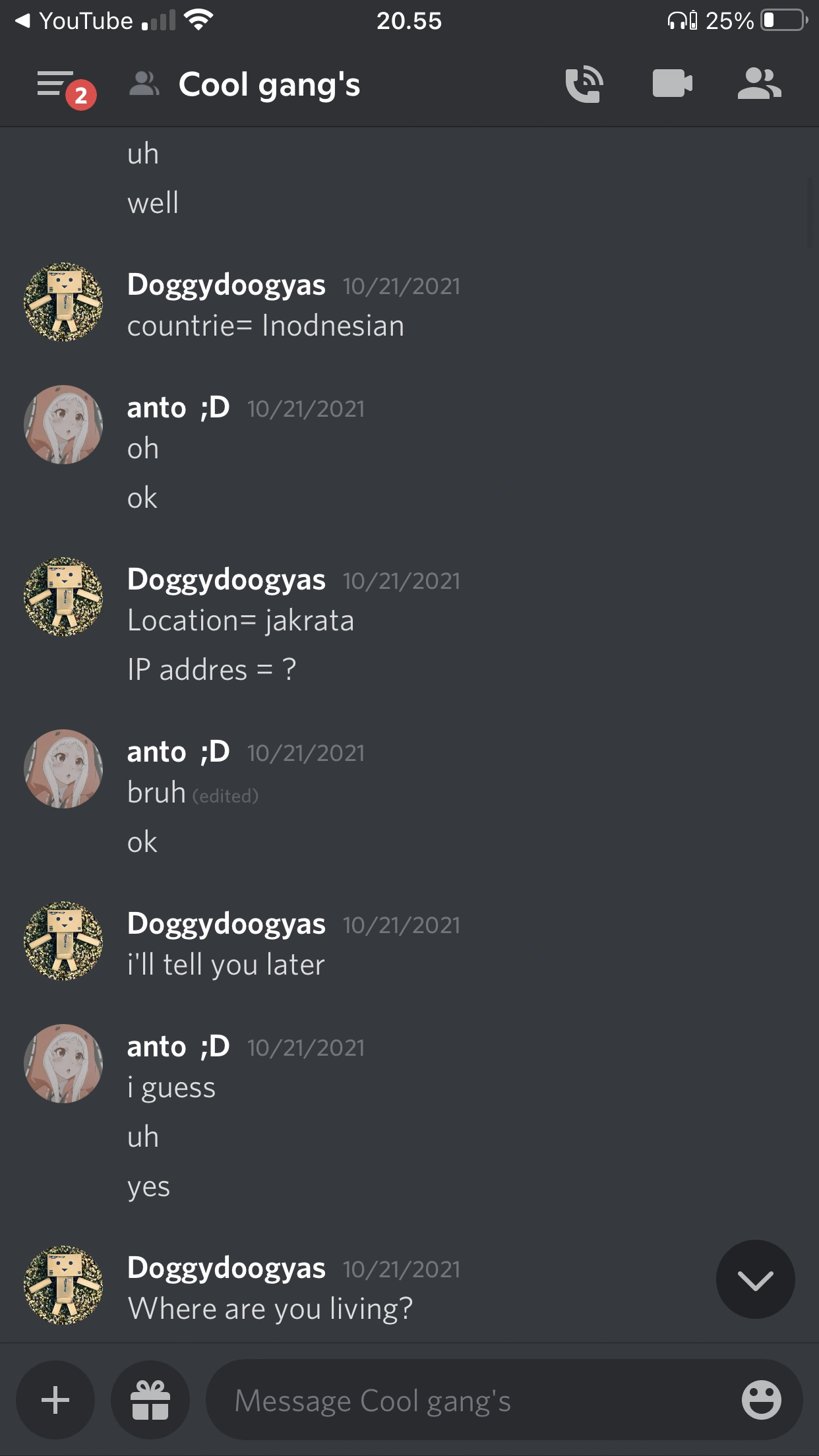 Here is some proof of coolcol🍎 actually doxxed me | Fandom