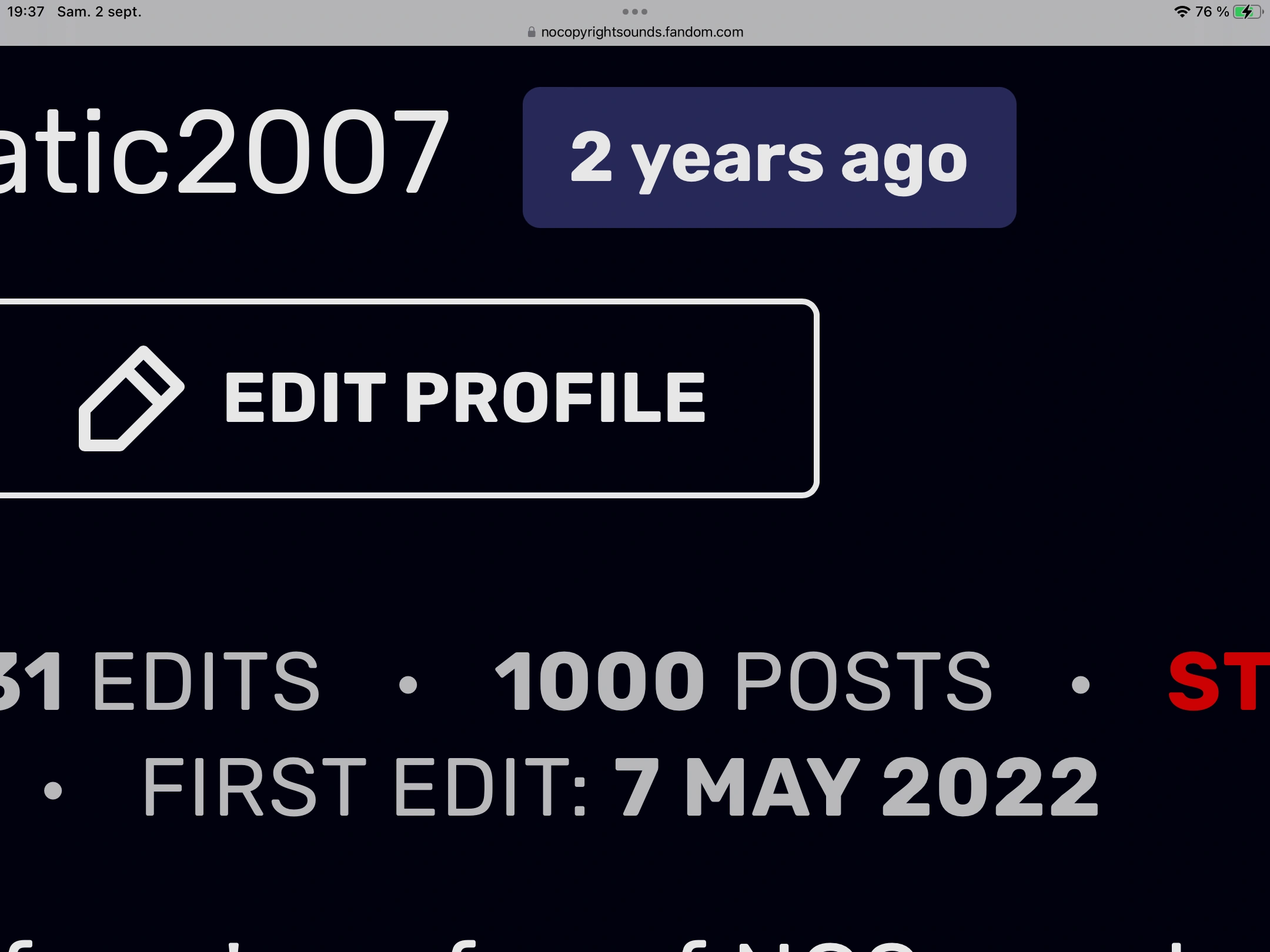 Just realized that I just reached 1000 posts! | Fandom